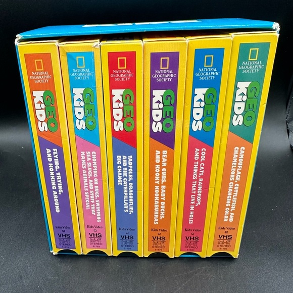 National Geographic | Other | National Geographic Nat Geo Kids 6 Vhs ...
